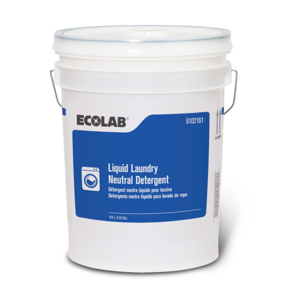 GuestSupply US | Ecolab® Liquid Laundry Neutral Detergent, 5 Gallon ...