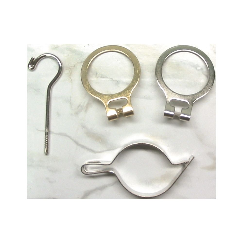 GuestSupply US | Anti-Theft Removeable Metal B Ring, Chrome