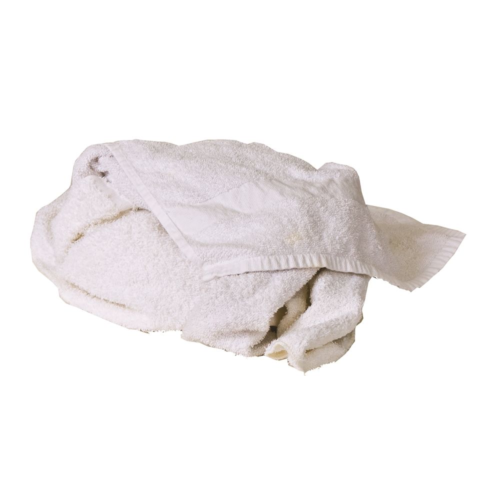GuestSupply US | Terry Rags, White