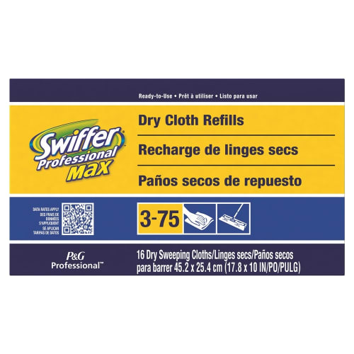 GuestSupply US | Swiffer® Pro Max® Dry 17.8 Inch x 10 Inch Cloth Refills