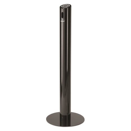 GuestSupply US | Commercial Zone Smoker's Outpost Smoke Stand, Black