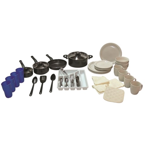 GuestSupply US | Economy Kitchen Kit, Service for 4