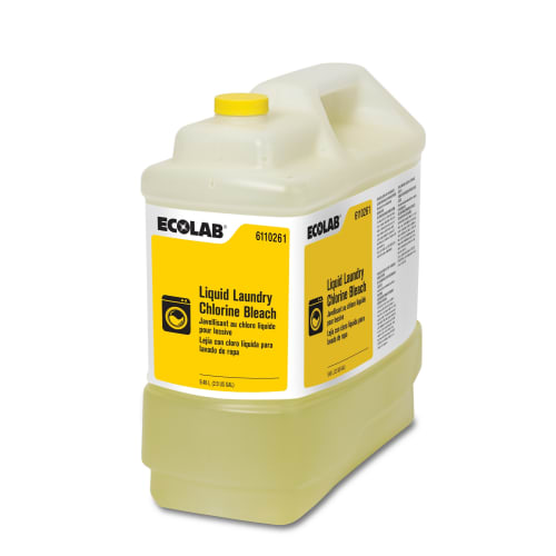 GuestSupply US | Ecolab® Liquid Laundry Chlorine Bleach 2.5 Gallon #6110261