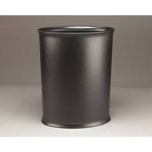 GuestSupply US | Design Line Wastebasket, 13 Quart Oval, Black