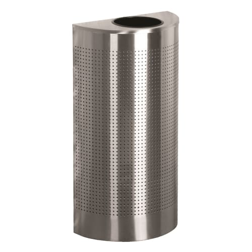 GuestSupply US | Rubbermaid 12 Gallon Half Round Waste Container ...