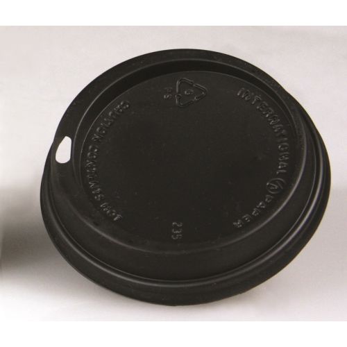 GuestSupply US | Ecotainer® Dome Sip Lid for 10-24 oz Cup, Black