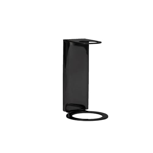 GuestSupply US | Premium Pump Locking Single Dispenser Bracket, Black Matte