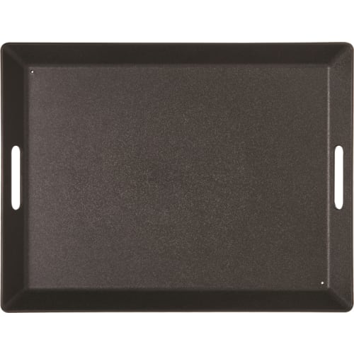 GuestSupply US | Rectangular Plastic Room Service Tray, Black