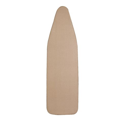 GuestSupply US | Bungee Ironing Board Pad and Cover, 13-15"x53-55", Khaki