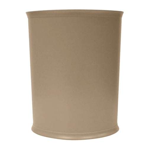 GuestSupply US | Design Line Wastebasket, 13 Quart Oval, Beige