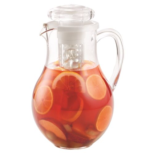 GuestSupply US | Pitcher w/ Ice Core 0.5 gal (1.9 lt), Clear