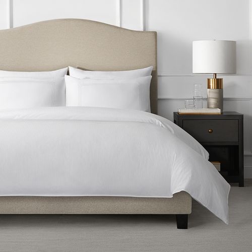 GuestSupply US | Grand Royal Duvet Cover, T250 Blend Woven Stripe, Twin ...