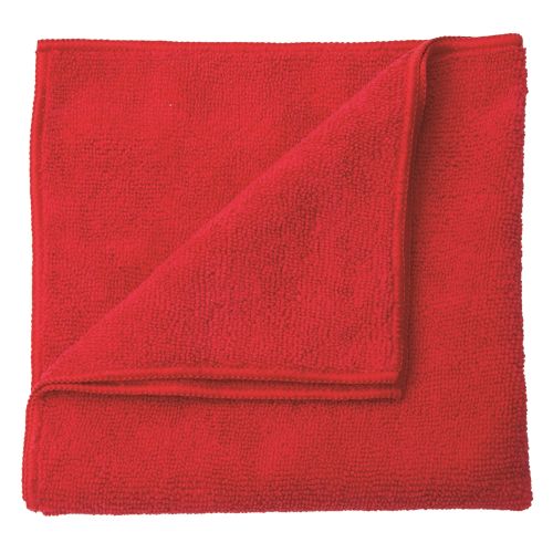 GuestSupply US | Microfiber Cloth 16x16 Red