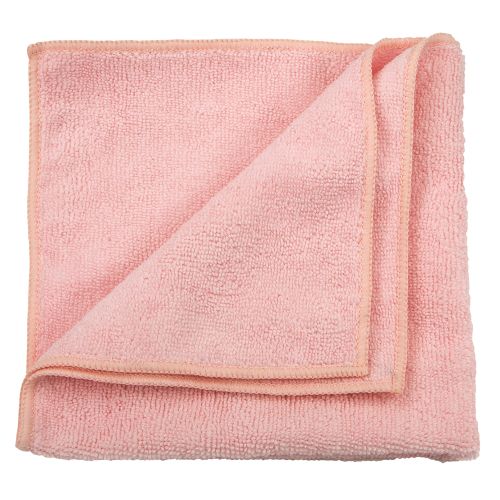 GuestSupply US | Microfiber Cloth 16x16 Pink