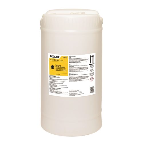 GuestSupply US | Ecolab® Aquanomic 2.0 Low-Temp Laundry Destainer, 15 ...