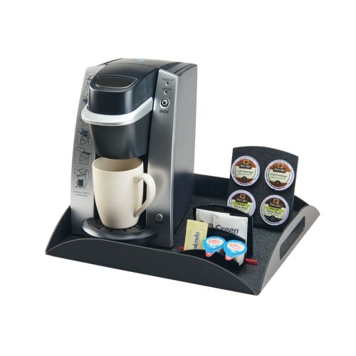 GuestSupply US | Classic Coffee Amenity Tray, Black