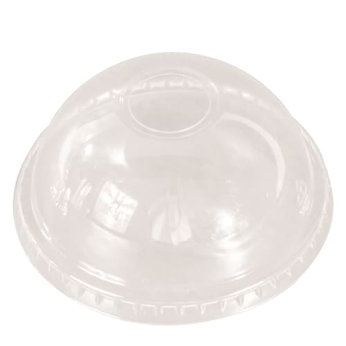 GuestSupply US | Plastic Dome Lid w/ Hole
