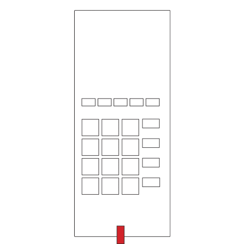 GuestSupply CA | Paper Faceplate for Single-Line Telephone 3300MW5 ...