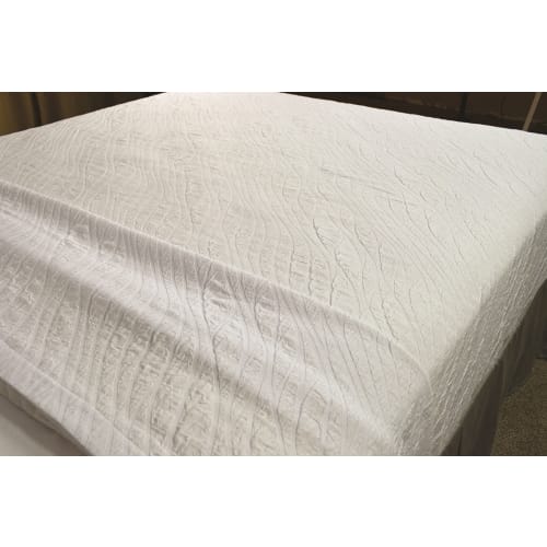 GuestSupply US | Kartri Impressions Wave Decorative Top Sheet, Queen ...