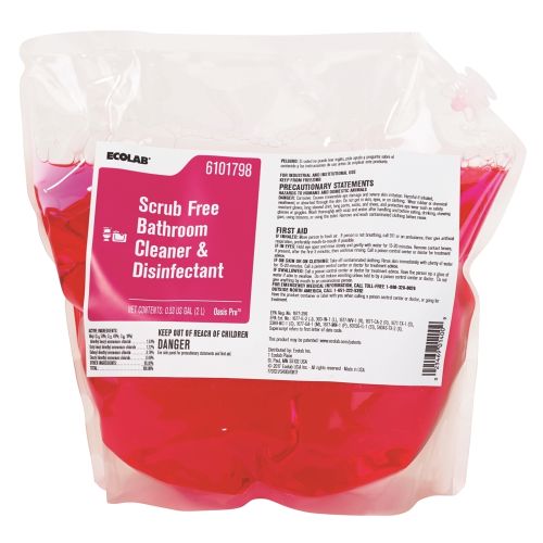 GuestSupply CA | Ecolab® Scrub Free Bathroom Cleaner and Disinfectant ...