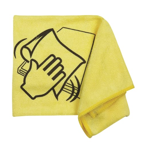 GuestSupply US | Microfiber Cloths Printed, Counter Top Cleaning, 16x16 ...