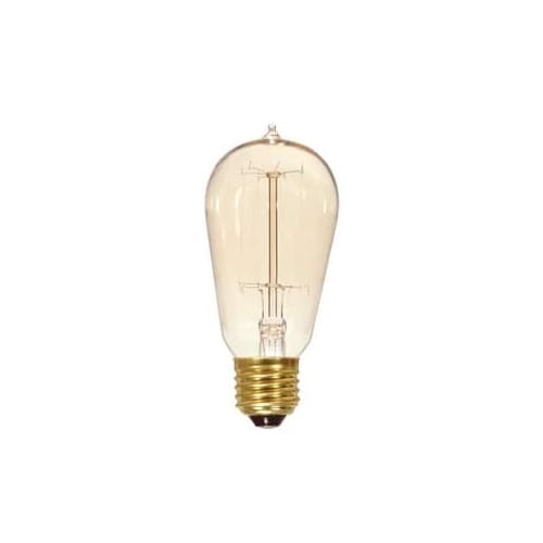 GuestSupply US | Satco 60W ST19 Dimmable Incandescent Light Bulb with ...