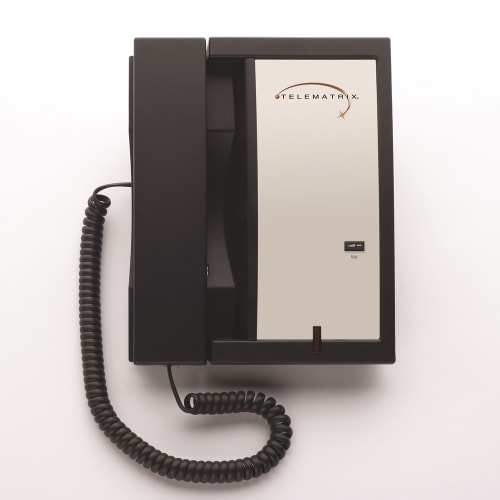 GuestSupply US | Single-Line Lobby Telephone 3300LBY, Black