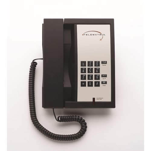 GuestSupply CA | Single-Line Telephone 3300MWB, Black