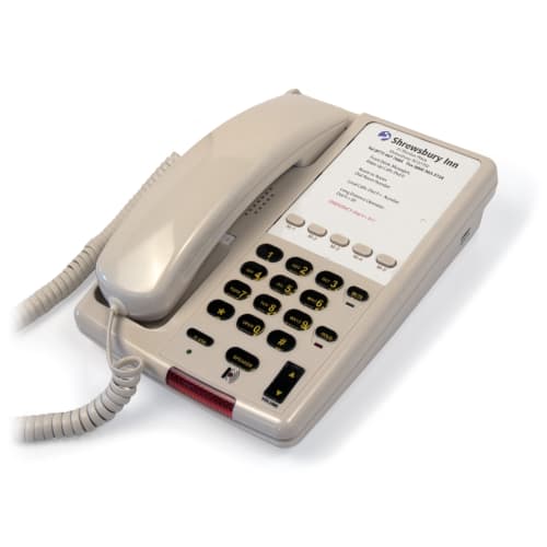 GuestSupply US | Inn-Phone® Single-Line Telephone with Speakerphone, 5 ...
