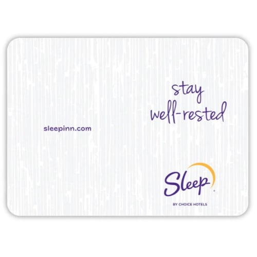 GuestSupply US | Sleep Inn Key Card Presentation Folder