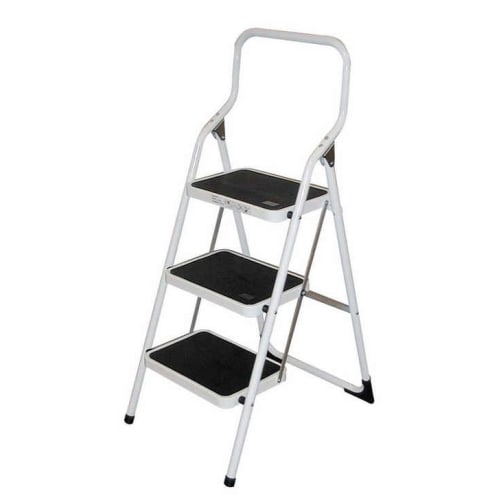 GuestSupply CA | Brico 3-Step Steel Ladder, White