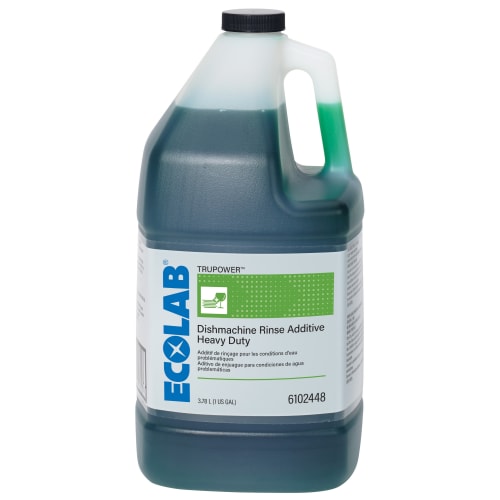 GuestSupply US | Ecolab® TRUPOWER Dishmachine Rinse Additive Heavy Duty ...
