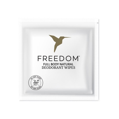 GuestSupply US | Freedom Natural Whole Body Deodorant Wipe