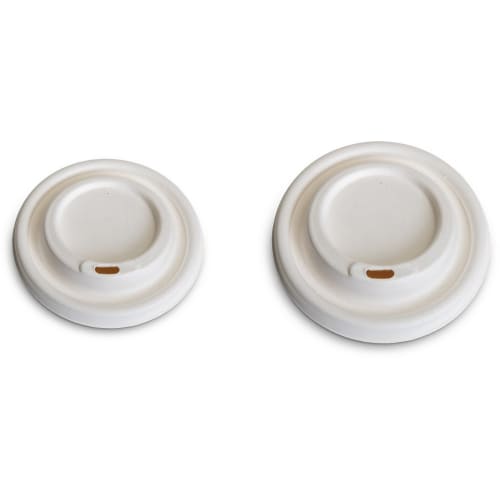 GuestSupply US | Jungle PFAS Free Pulp Sip Lid for Paper Cups, 8oz and 12oz