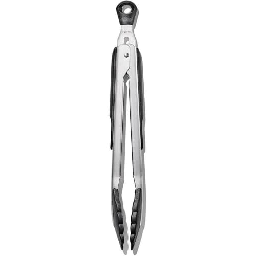 GuestSupply CA | OXO Tongs 9", Stainless and Black