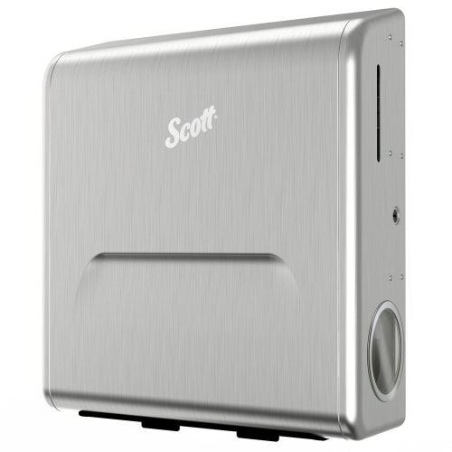 GuestSupply CA | Scott Pro Stainless Steel Recessed Hard Roll Towel ...