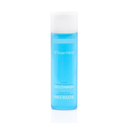 GuestSupply US | A La Carte Whisper Mint® Mouthwash Bottle, Bilingual ...