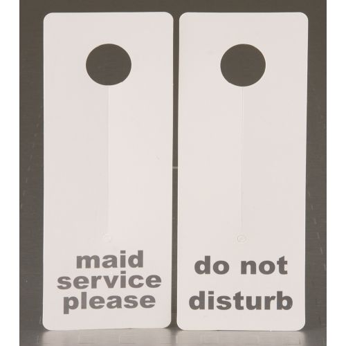 GuestSupply US | Do Not Disturb/Maid Service Door Hanger Sign