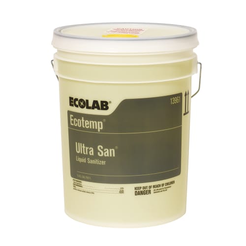 GuestSupply US | Ecolab® Ultra San Sanitizer for Machine Warewashing, 5 ...