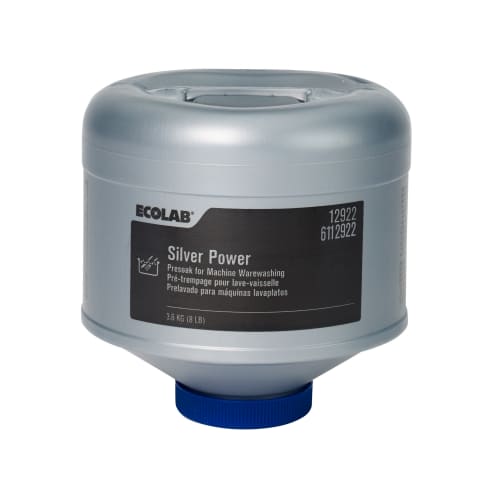 GuestSupply US | Ecolab® Silver Power Enzyme Activated Solid Presoak ...