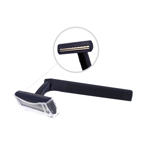 GuestSupply US | Razor, Disposable Twin Blade, Blue Handle