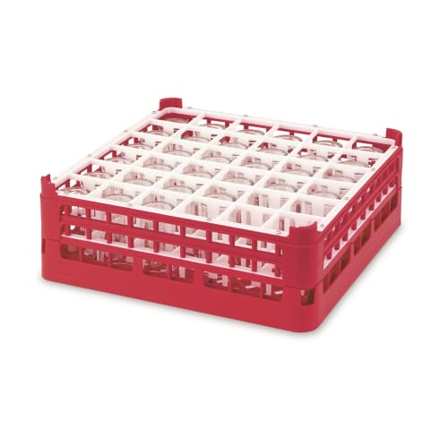 GuestSupply US | Glass Rack, 36-Compartment Medium, Specify Color
