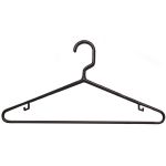 GuestSupply US | Men's Plastic Open Hook Hanger, Brown