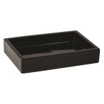 GuestSupply US | Delta Collection Resin Soap Dish, Black