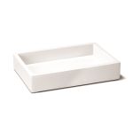 GuestSupply US | Delta Collection Resin Soap Dish, White