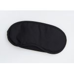 GuestSupply US | Black cotton eye mask with elastic band, individually ...