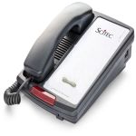GuestSupply US | Aegis Single-Line Lobby Phone, Black