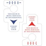 GuestSupply CA | Housekeeping In-Room Sign, 3Wx2L, White