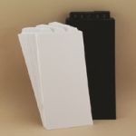 GuestSupply US | Registration Bucket A-Z Tab Inserts, Black