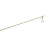 GuestSupply US | Drapery Baton w/ Adaptor, 48 Inch, White